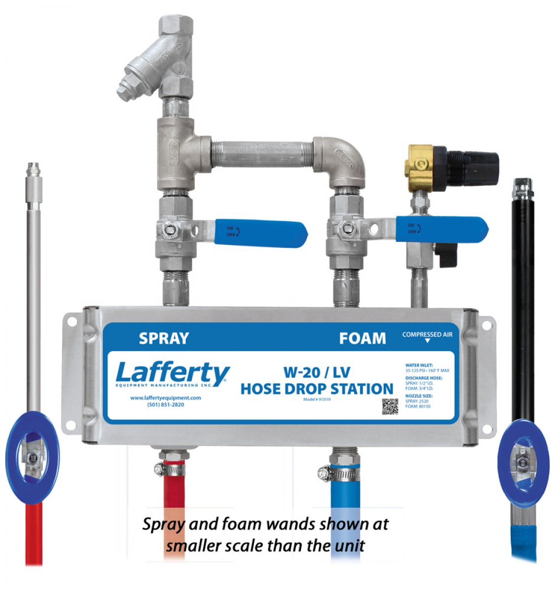 W-20 Spray / LV Foam Hose Drop Station | Lafferty Equipment ...