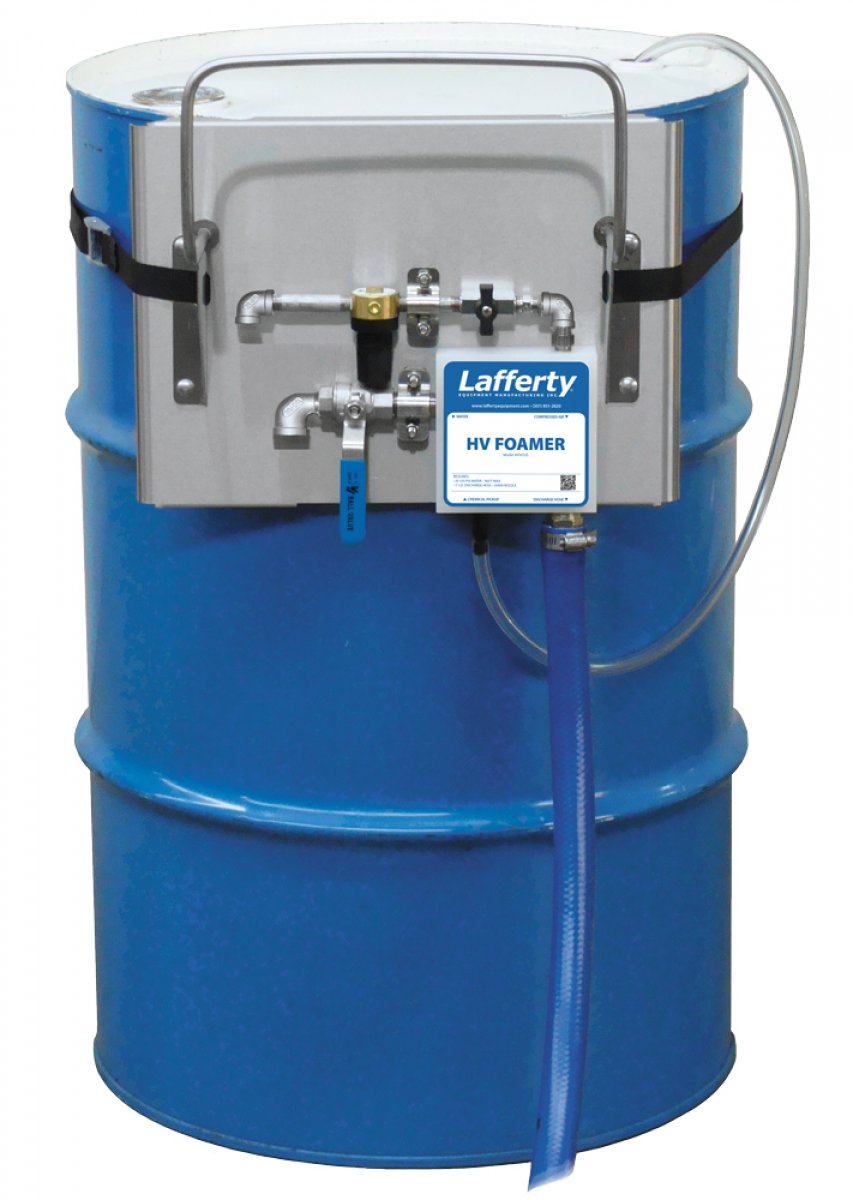 Drum Mount HV Foamer | Lafferty Equipment Manufacturing, Inc.