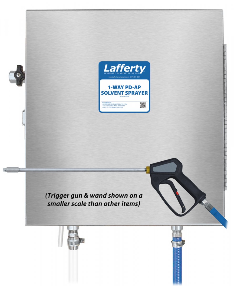1-Way PD-AP Solvent Sprayer | Lafferty Equipment Manufacturing, Inc.