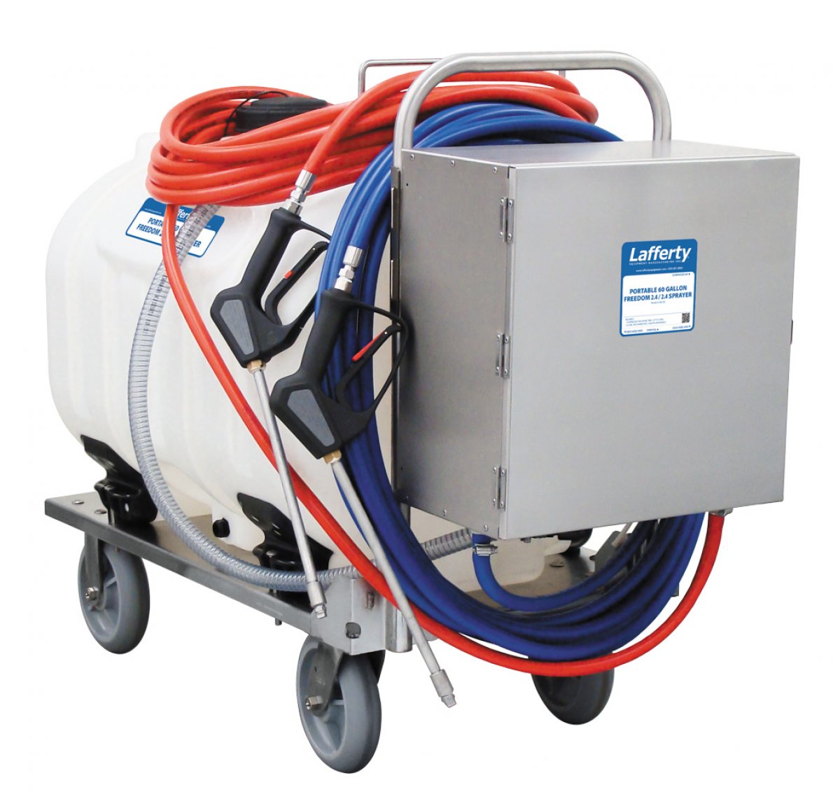 Portable 60 Gallon Freedom 2.4 / 2.4 Sprayer | Lafferty Equipment ...
